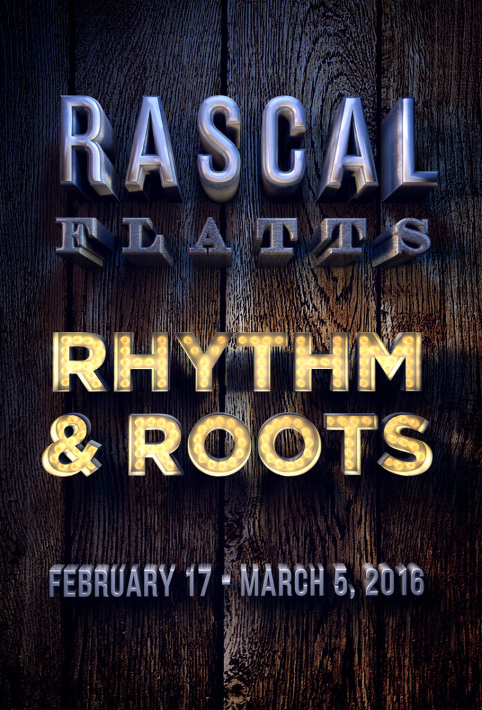 Rascal Flatts Poster - Grace Shark Park